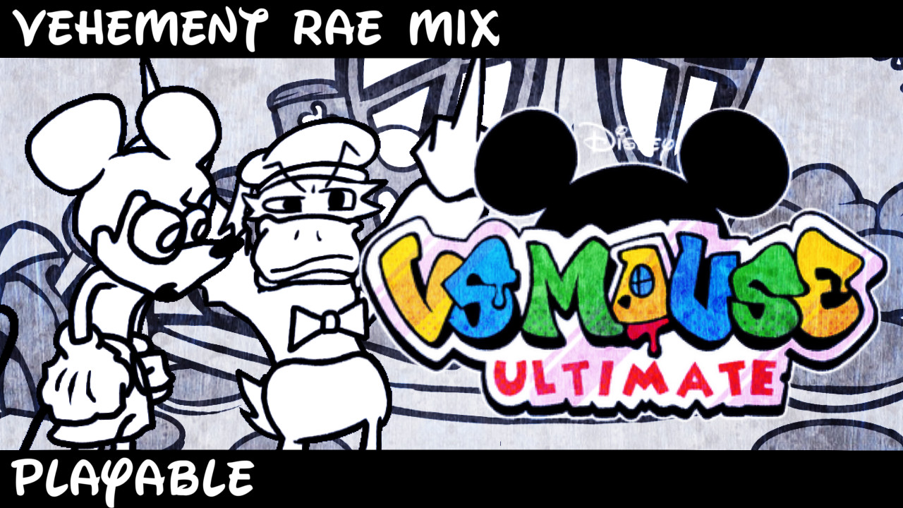 VEHEMENT RAE MIX VS MOUSE ULTIMATE CHARTED Mod for Friday Night Funkin ...