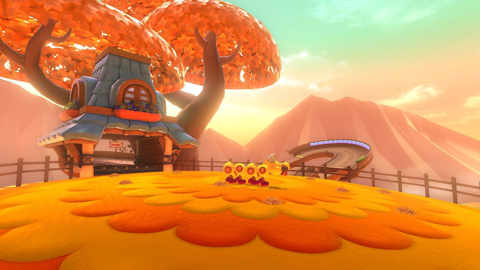 Wii Maple Treeway Retextured Mod for Mario Kart 8 Deluxe | MK8D Mods