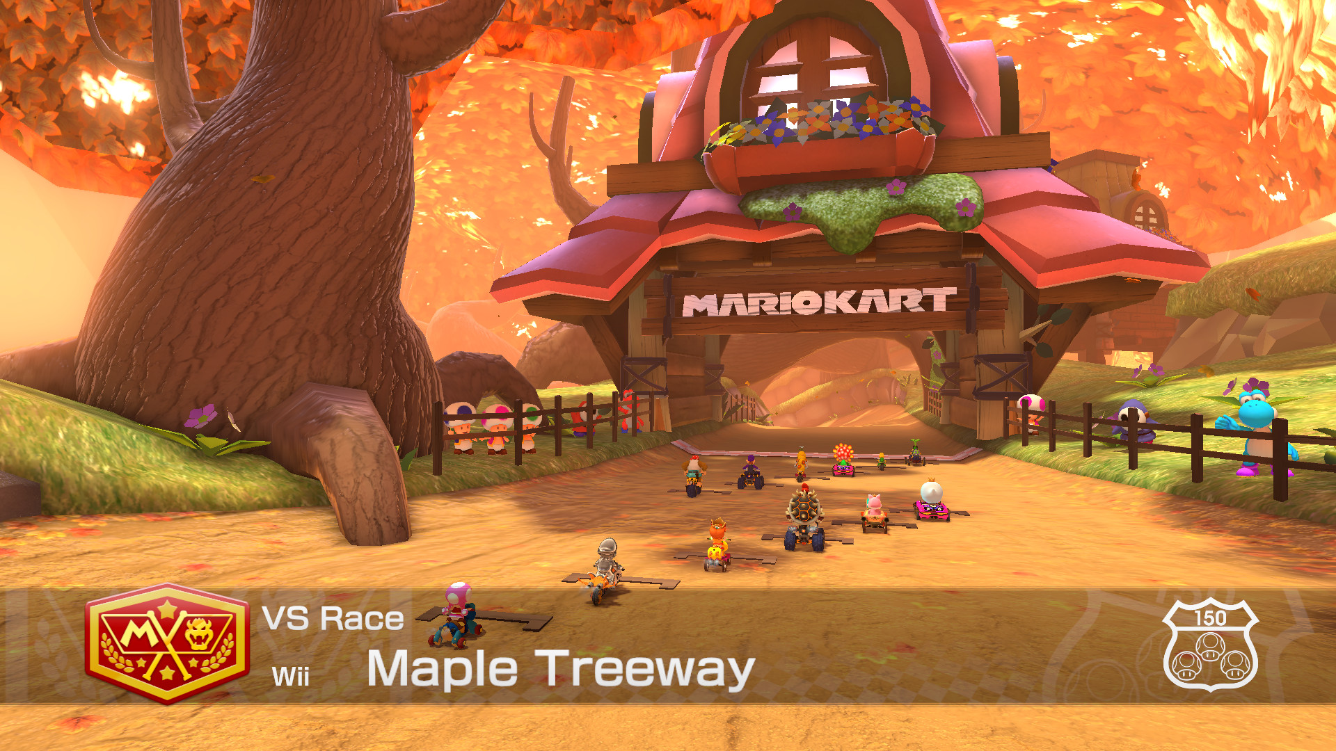 Wii Maple Treeway Retextured Mod for Mario Kart 8 Deluxe | MK8D Mods