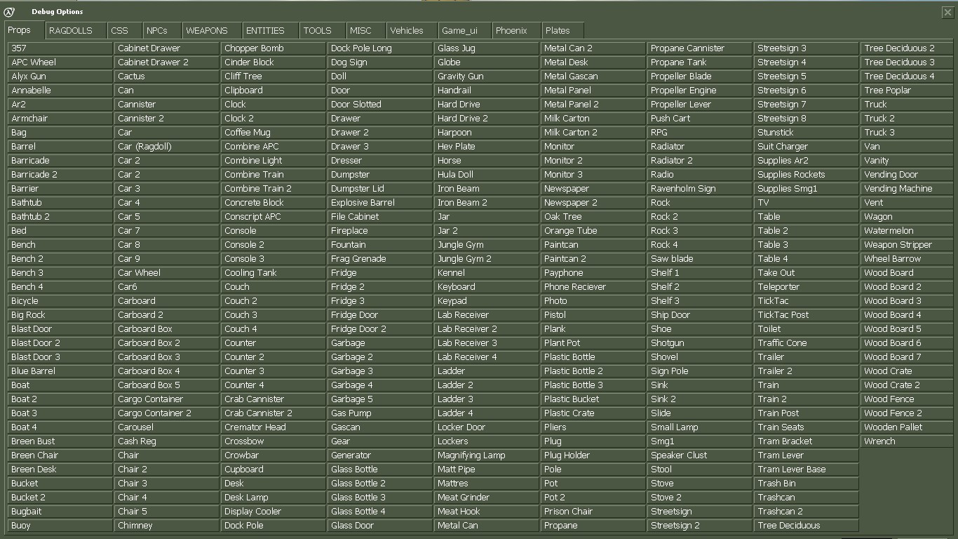 JBMod SPAWNMENU+TOOLMENU V2 Mod for JBMod | JBMod Mods