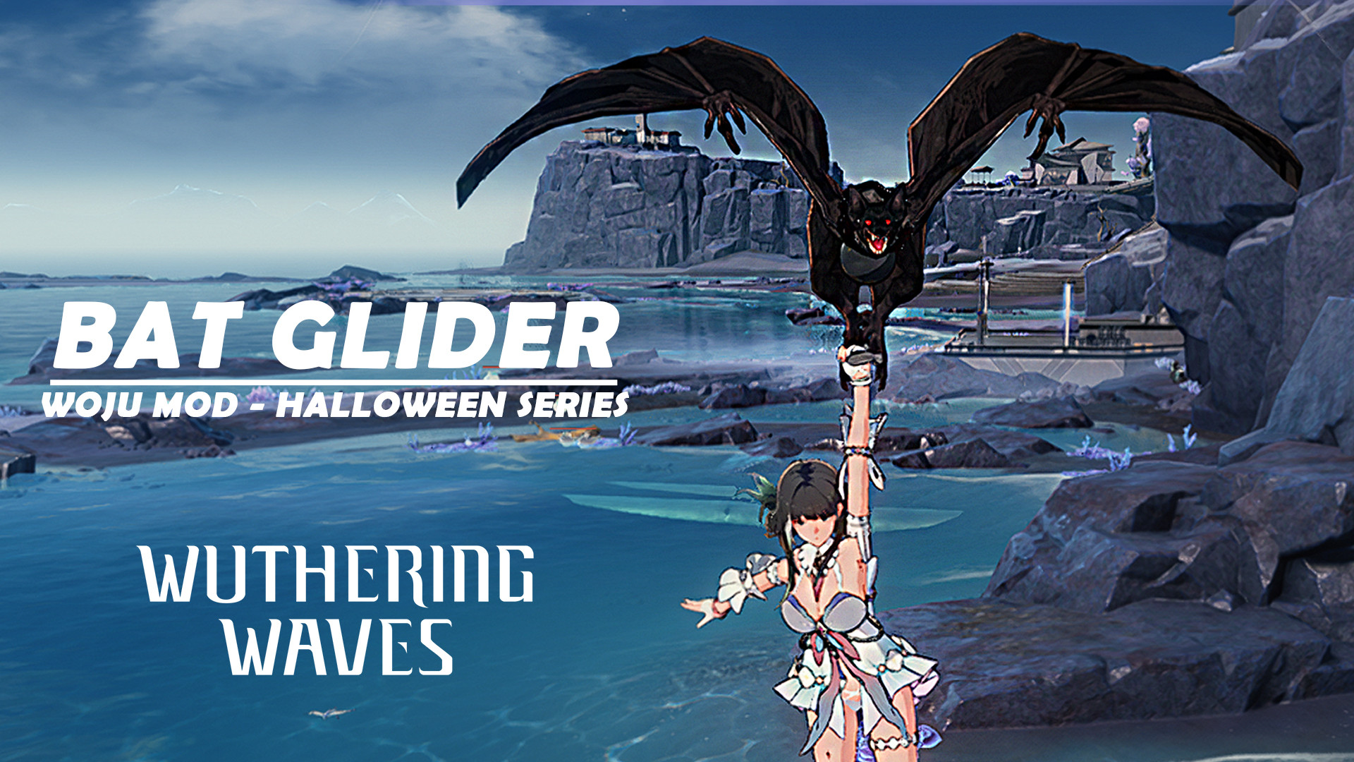 Woju - Bat Glider (Halloween Series) Mod for Wuthering Waves | WuWa Mods