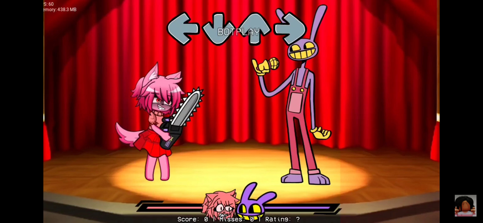 FNF Crimsong Isa Crazy vs Jax Mod for Friday Night Funkin' | FNF Mods