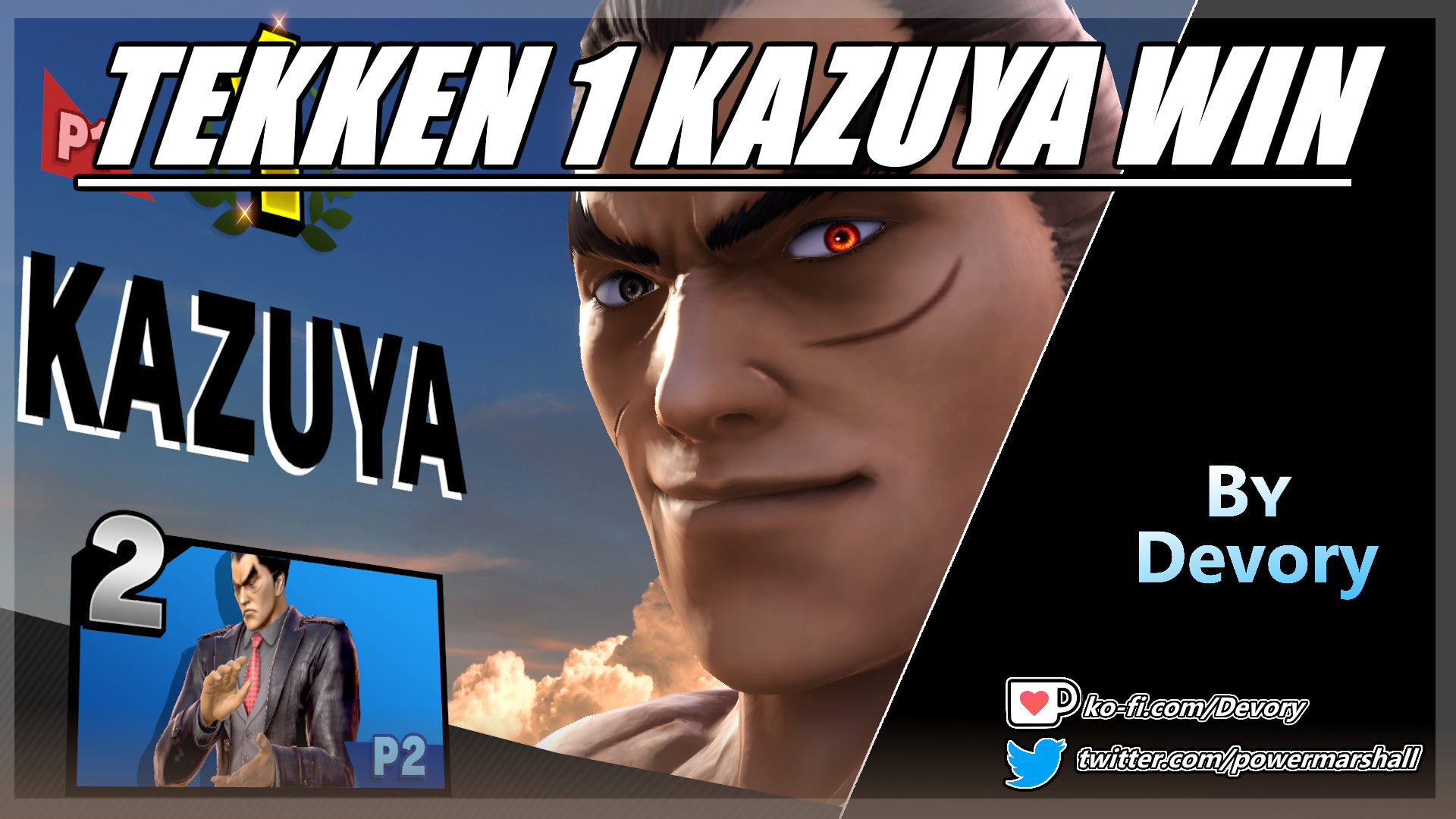 Tekken 1 Kazuya Win Screen Mod for Super Smash Bros. Ultimate | SSBU Mods