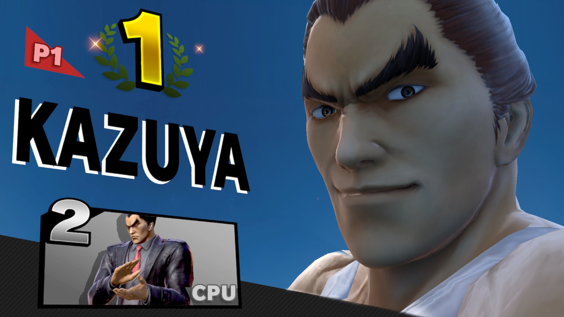 Tekken 1 Kazuya Win Screen Mod for Super Smash Bros. Ultimate | SSBU Mods