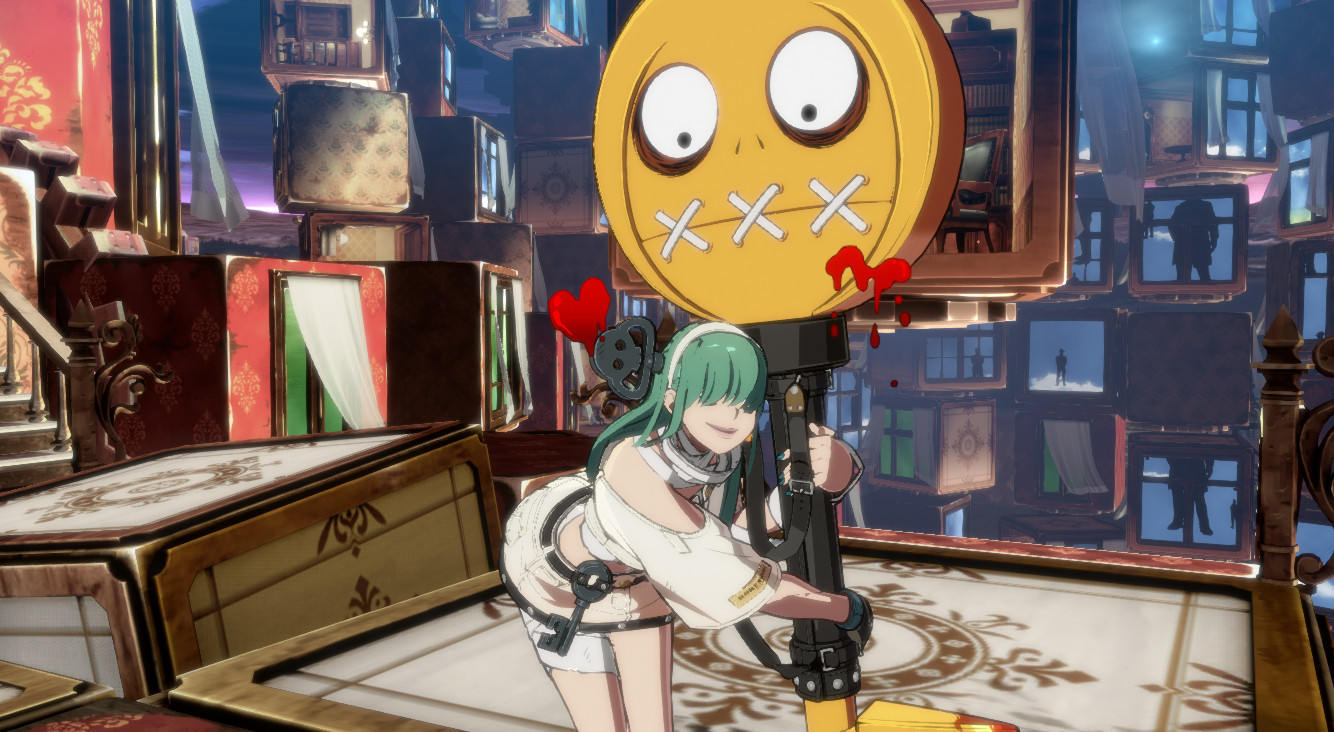A.B.A with bangs that cover her eyes Mod for GUILTY GEAR -STRIVE ...