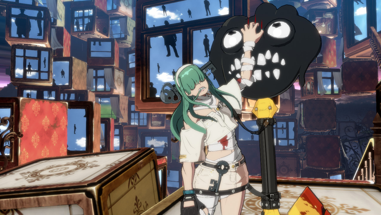 A.B.A with bangs that cover her eyes Mod for GUILTY GEAR -STRIVE ...