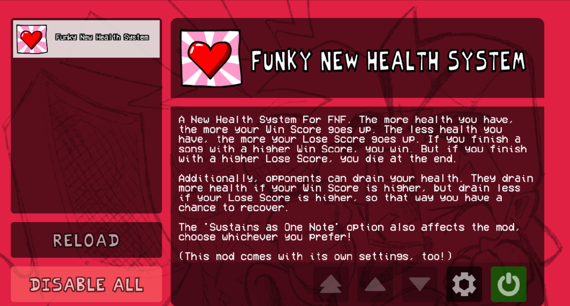 Funky New Health System Mod for Friday Night Funkin' | FNF Mods