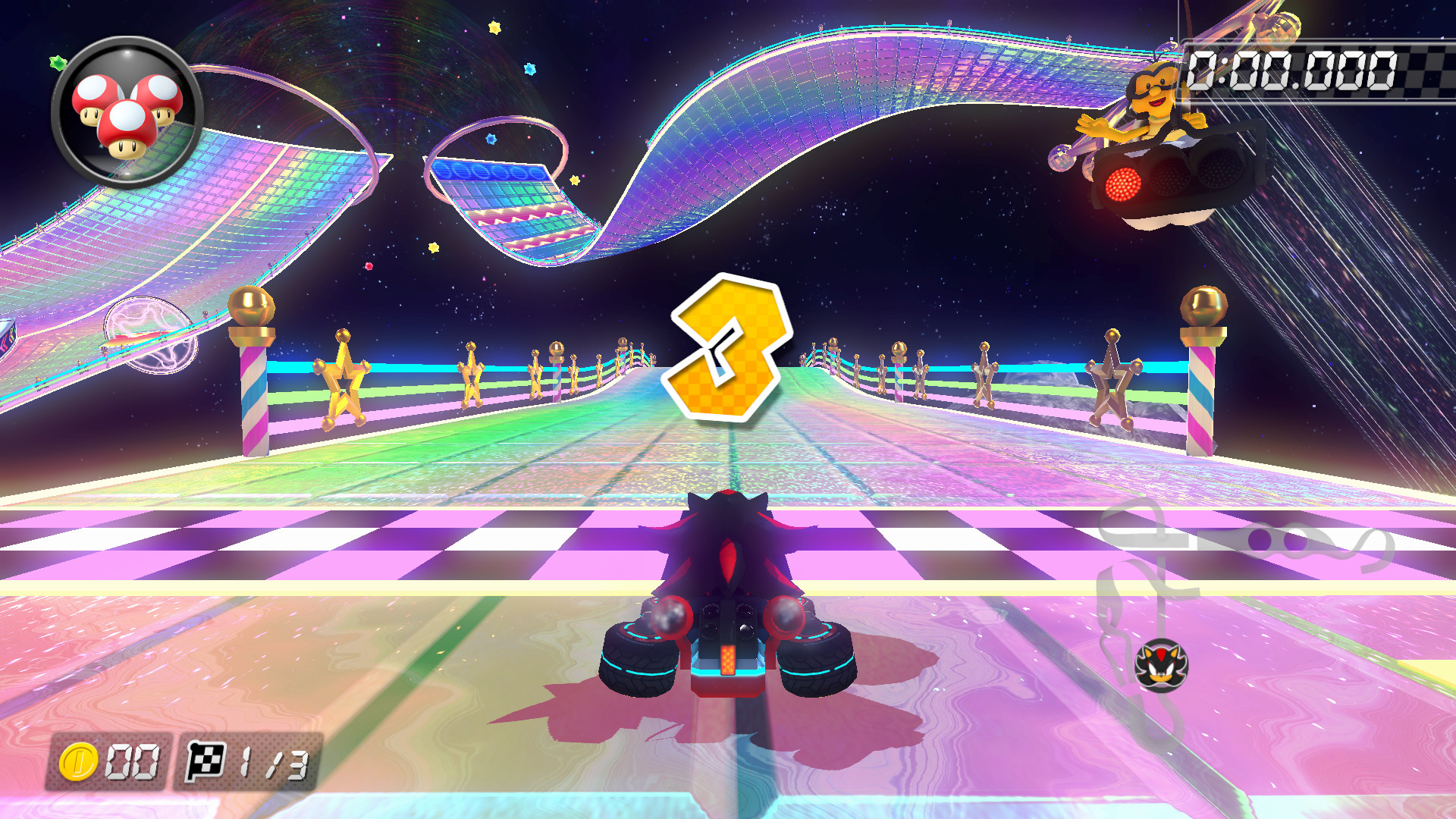 Shadow the Hedgehog (With Custom Animations) Mod for Mario Kart 8 Deluxe | MK8D Mods