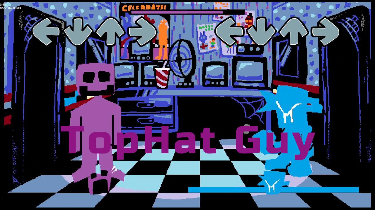 TopHatGuy But Ourple Guy sings It Mod for Friday Night Funkin' | FNF Mods