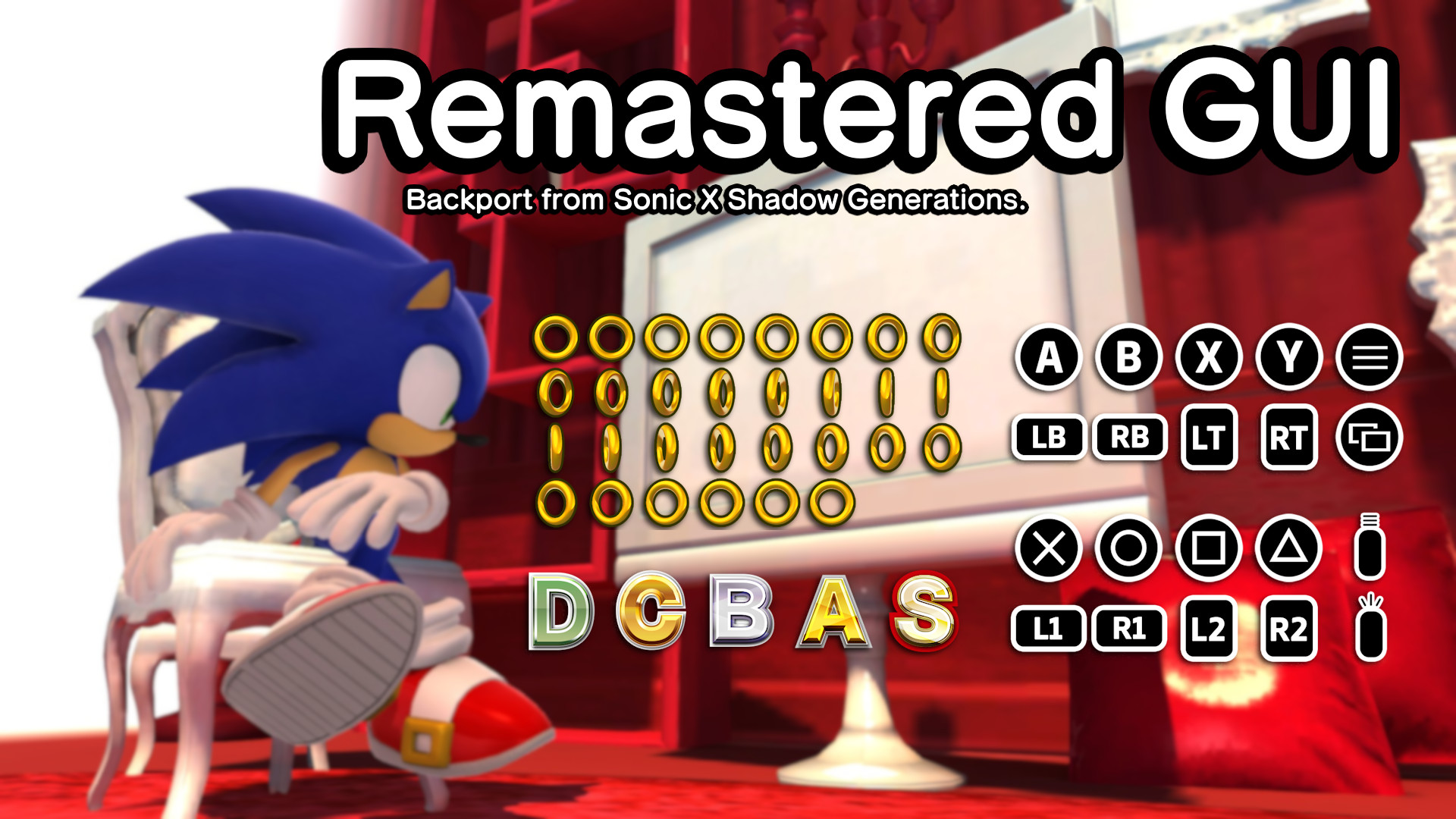 Remastered GUI Mod for Sonic Generations (2011) | Gens Mods