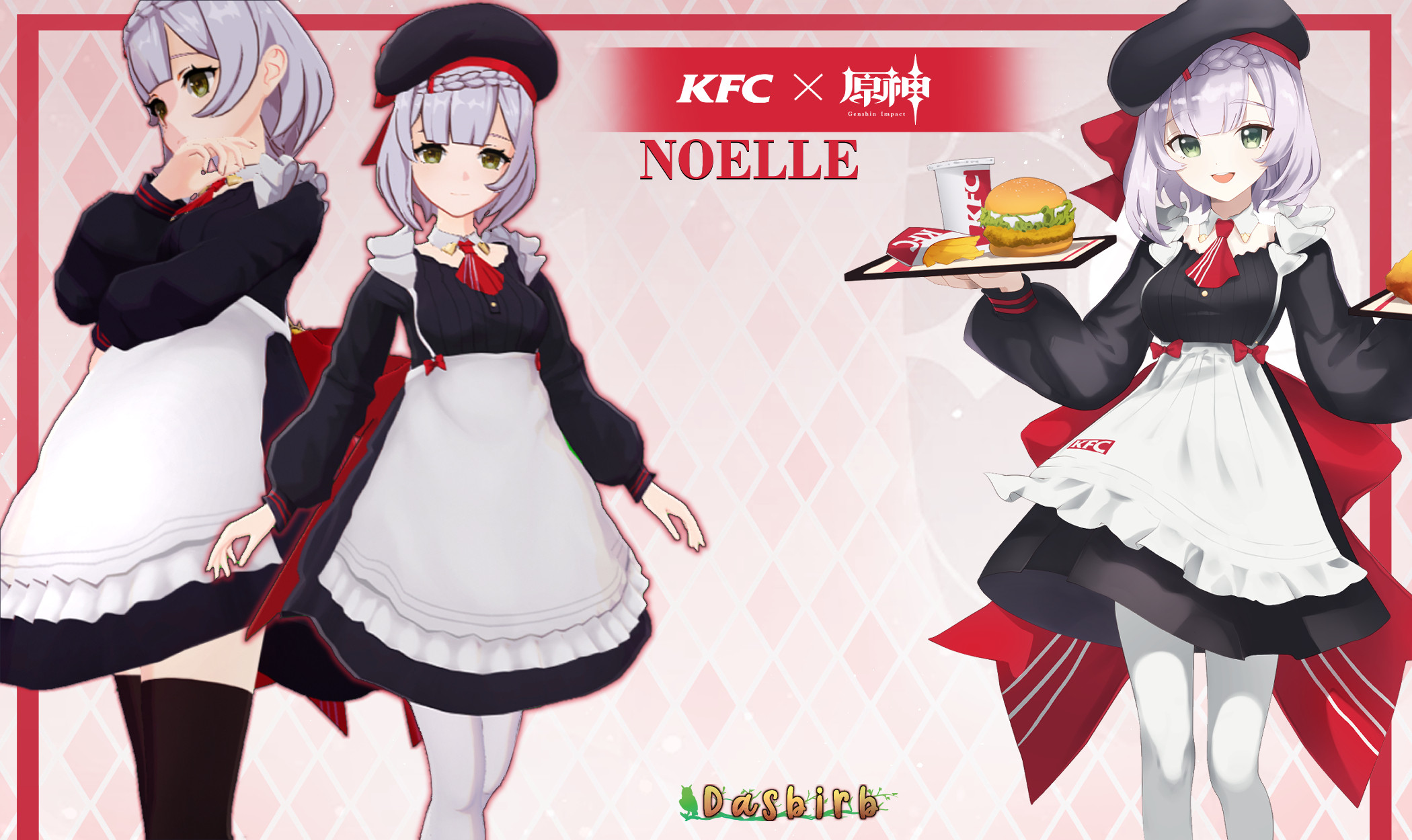 KFC Noelle - DB Edition Mod for Genshin Impact | GI Mods