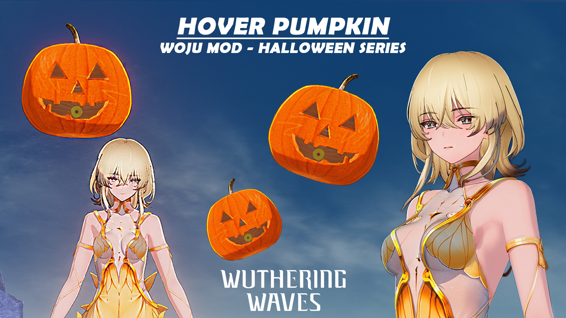 Woju - Hover Pumpkin (Halloween Series) Mod for Wuthering Waves | WuWa Mods