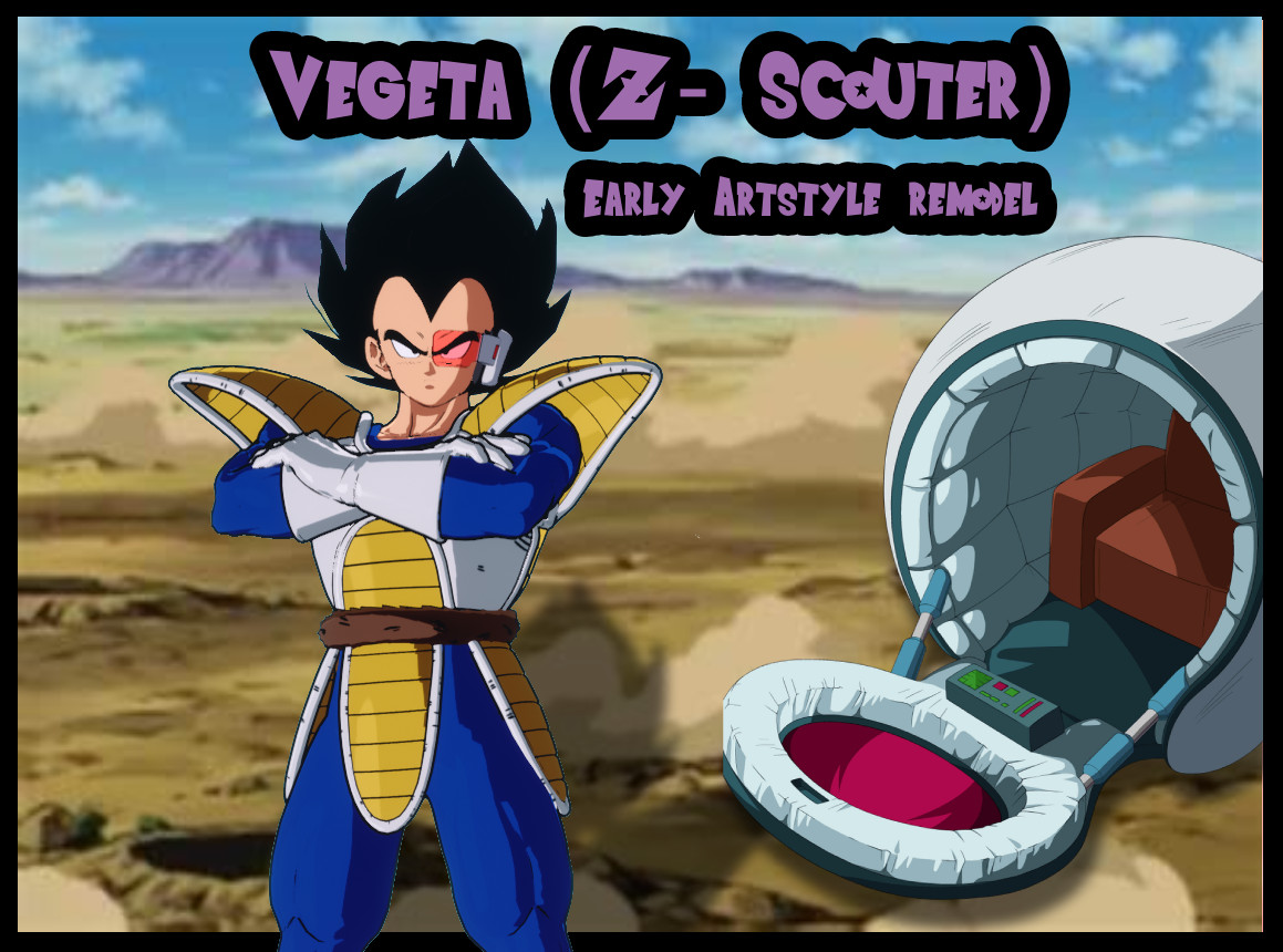 Early Artstyle Vegeta (Z-Scouter) Mod for Dragon Ball: Sparking! ZERO | DBSZ Mods