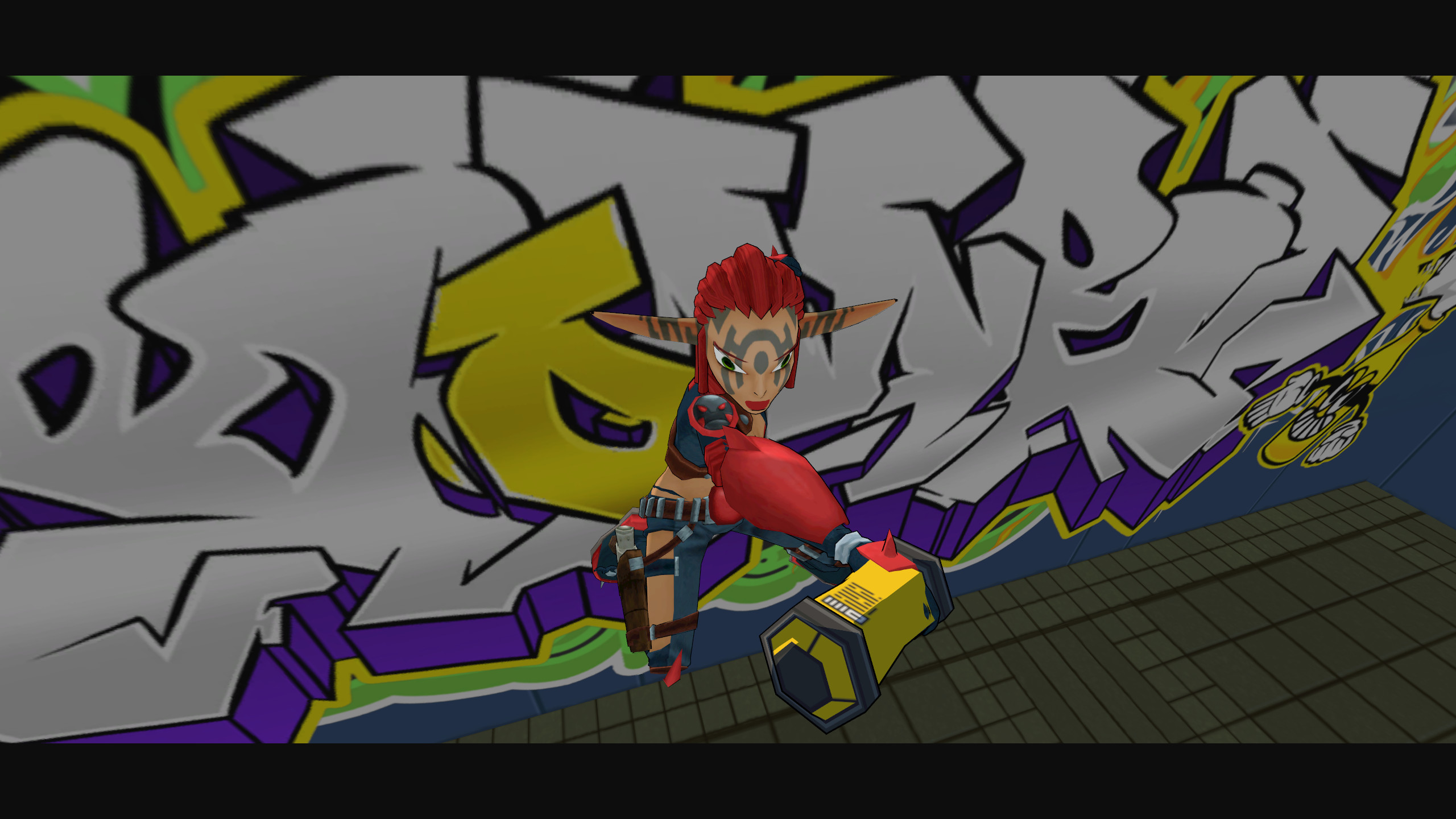 MOD Ashelin Praxis (JAk 2 y 3) Mod for Bomb Rush Cyberfunk | BRC Mods