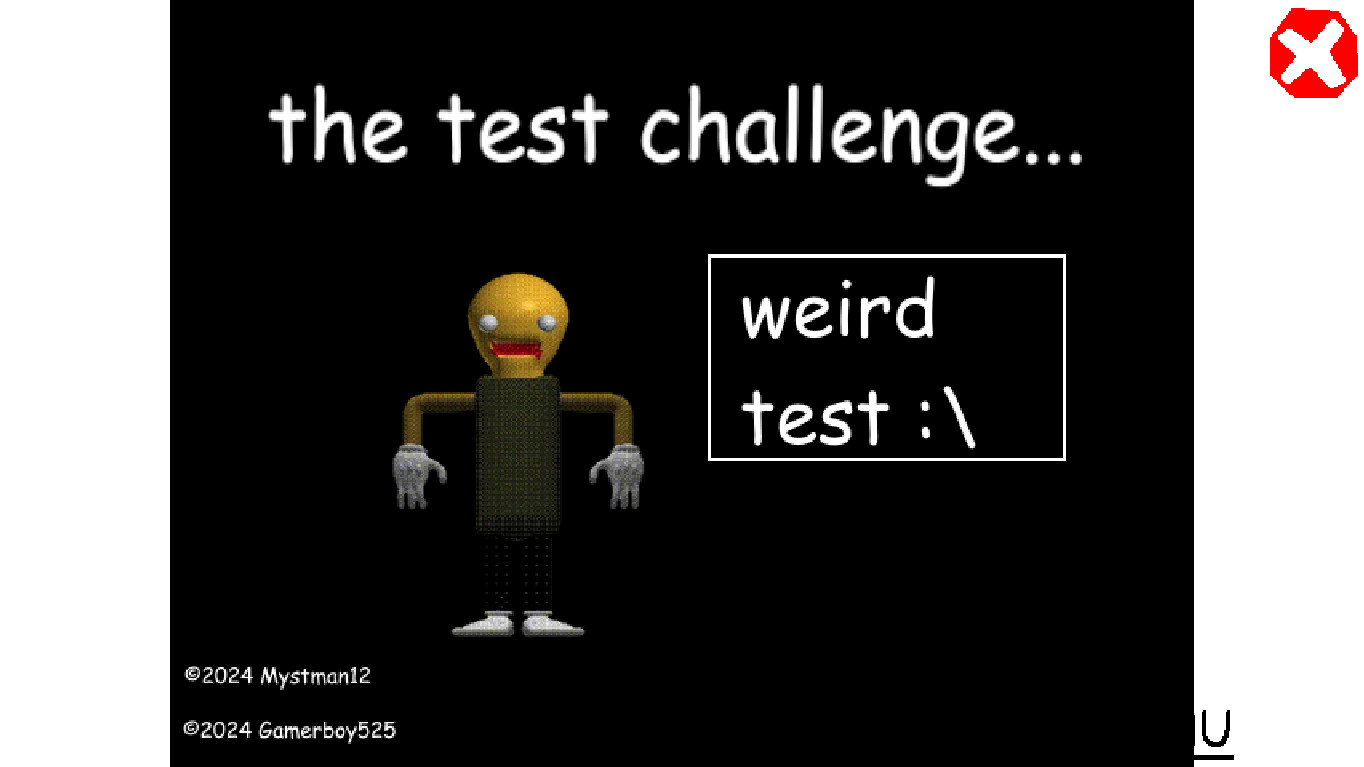 The Test Challenge Mod for Baldi's Basics | Baldi Mods