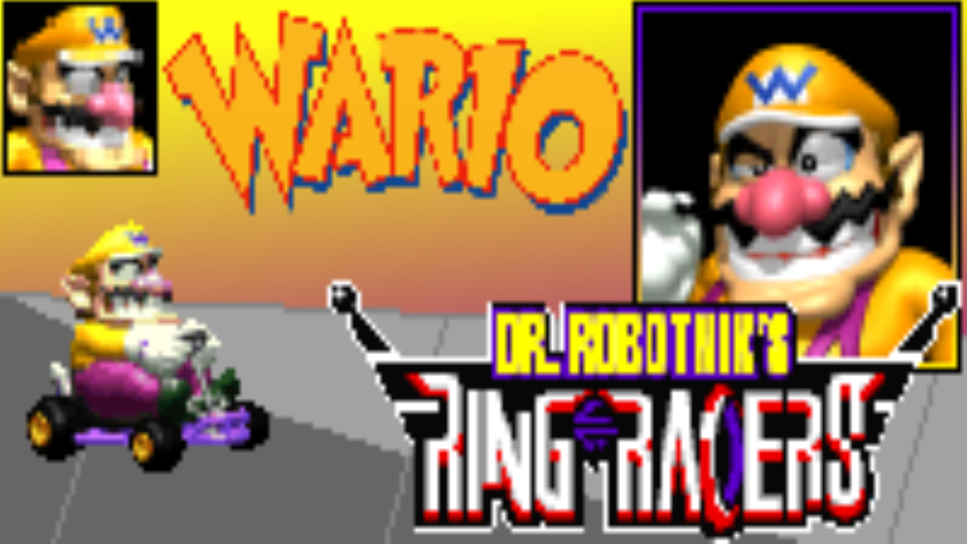 MK64 Wario in Ring Racers Mod for Dr. Robotnik's Ring Racers | DRRR Mods