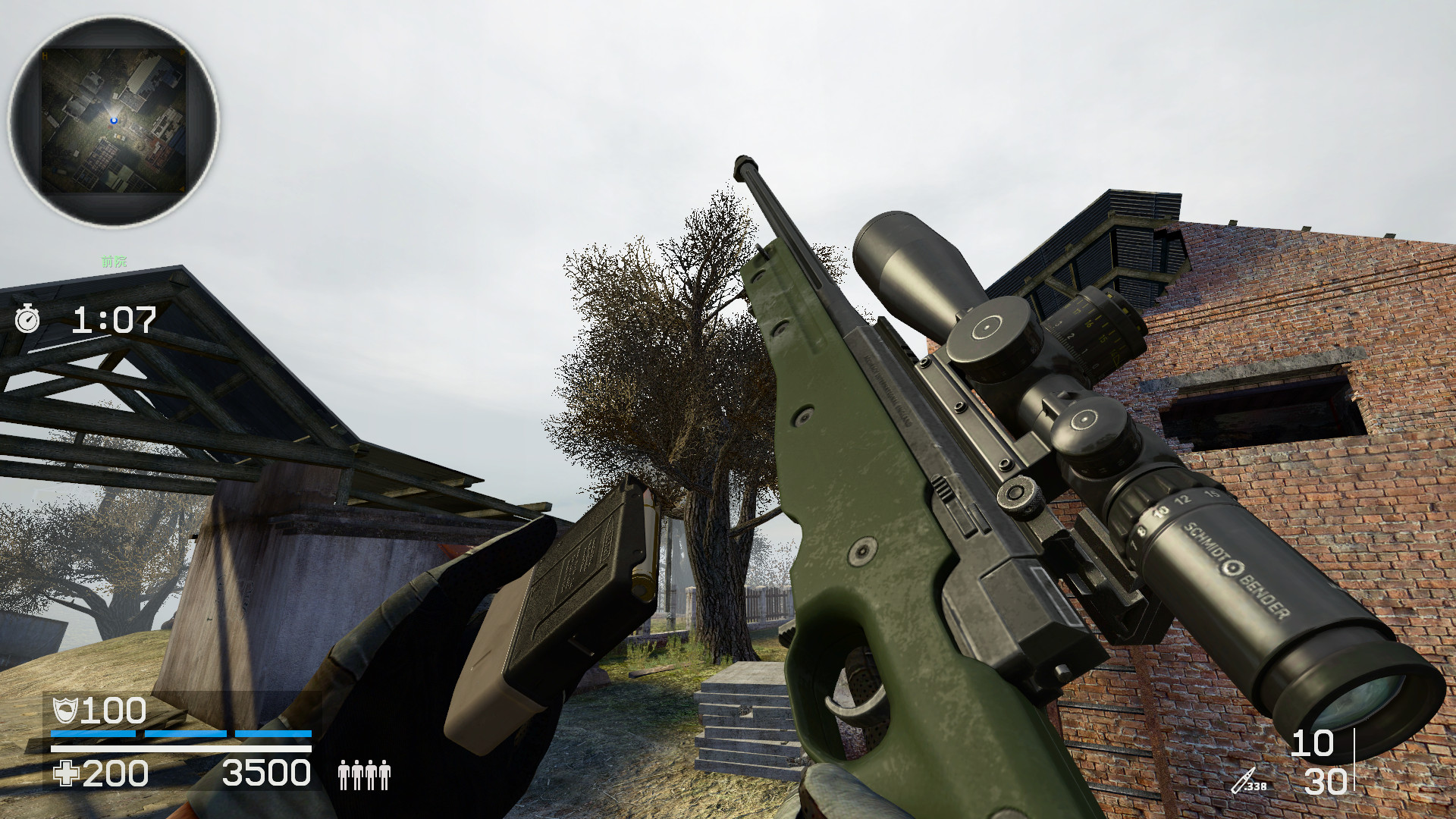 98B AWM that allows to aim with the side sight Mod for Counter-Strike: Source | CS:S Mods