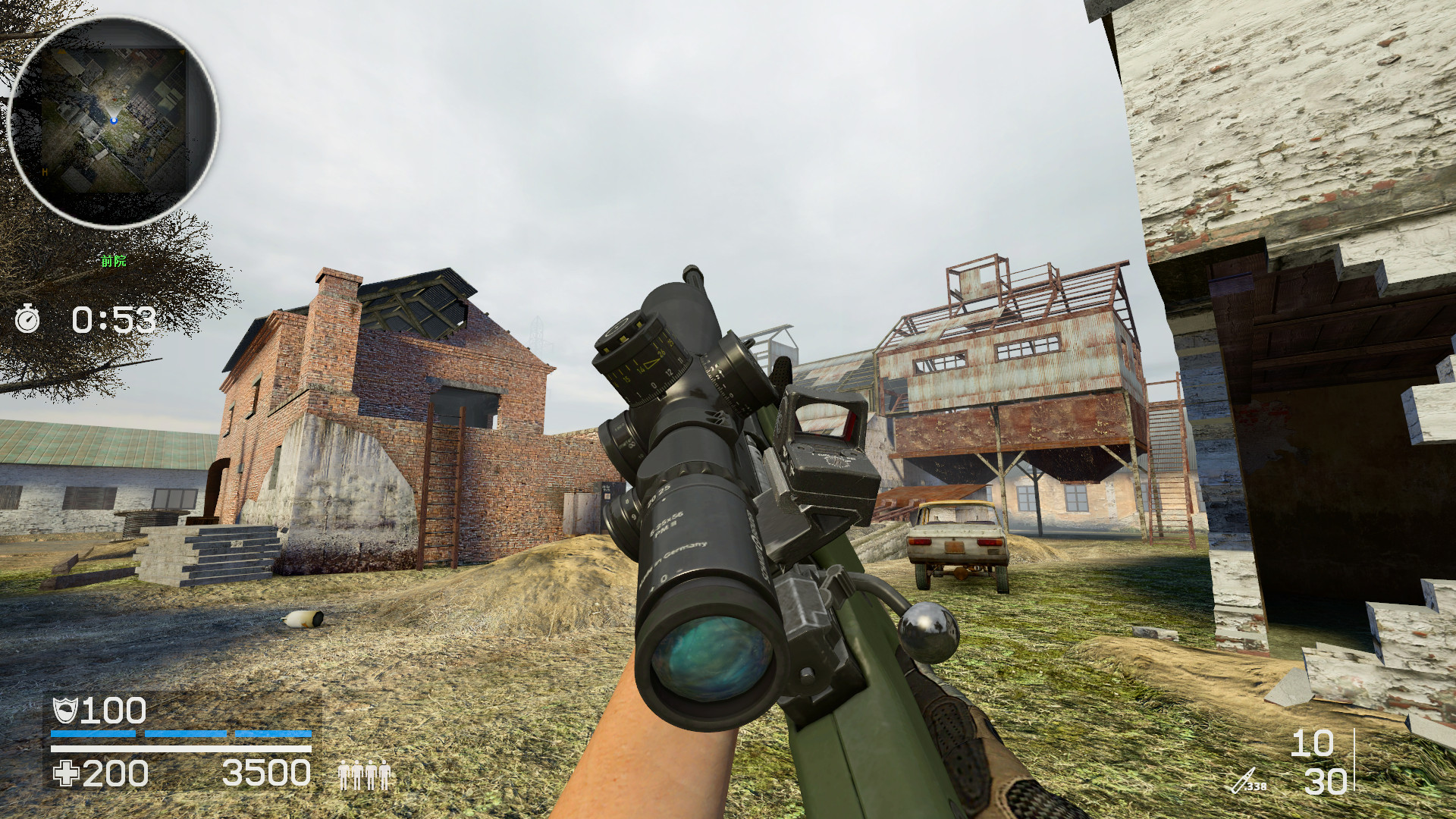 98B AWM that allows to aim with the side sight Mod for Counter-Strike: Source | CS:S Mods