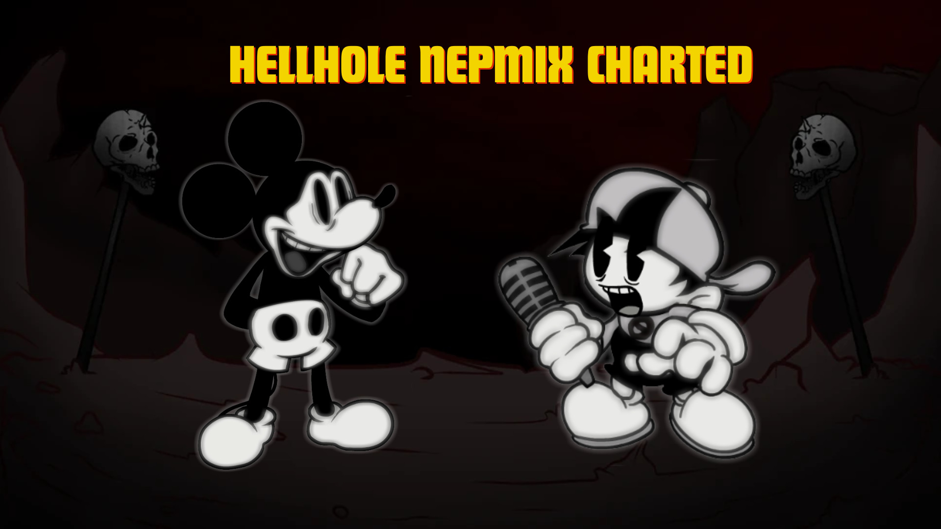 Hellhole Nepmix Charted Mod for Friday Night Funkin' | FNF Mods