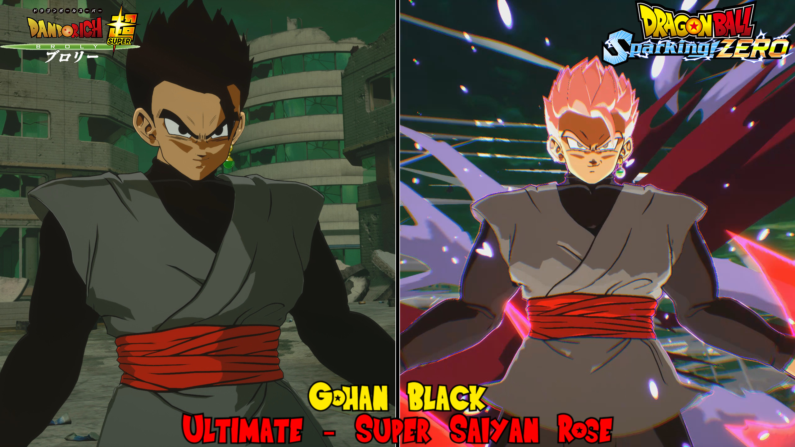 Gohan Black (Ultimate - Super Saiyan Rosé) Mod for Dragon Ball: Sparking! ZERO | DBSZ Mods