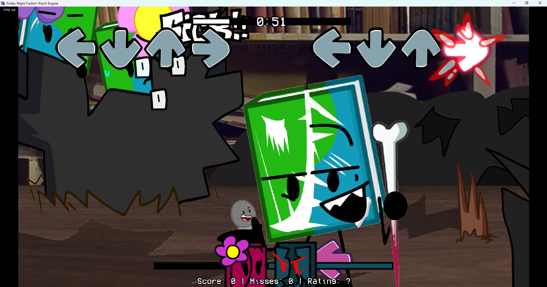 Playable BookeyX/Lord Bookey Mod for Friday Night Funkin' | FNF Mods