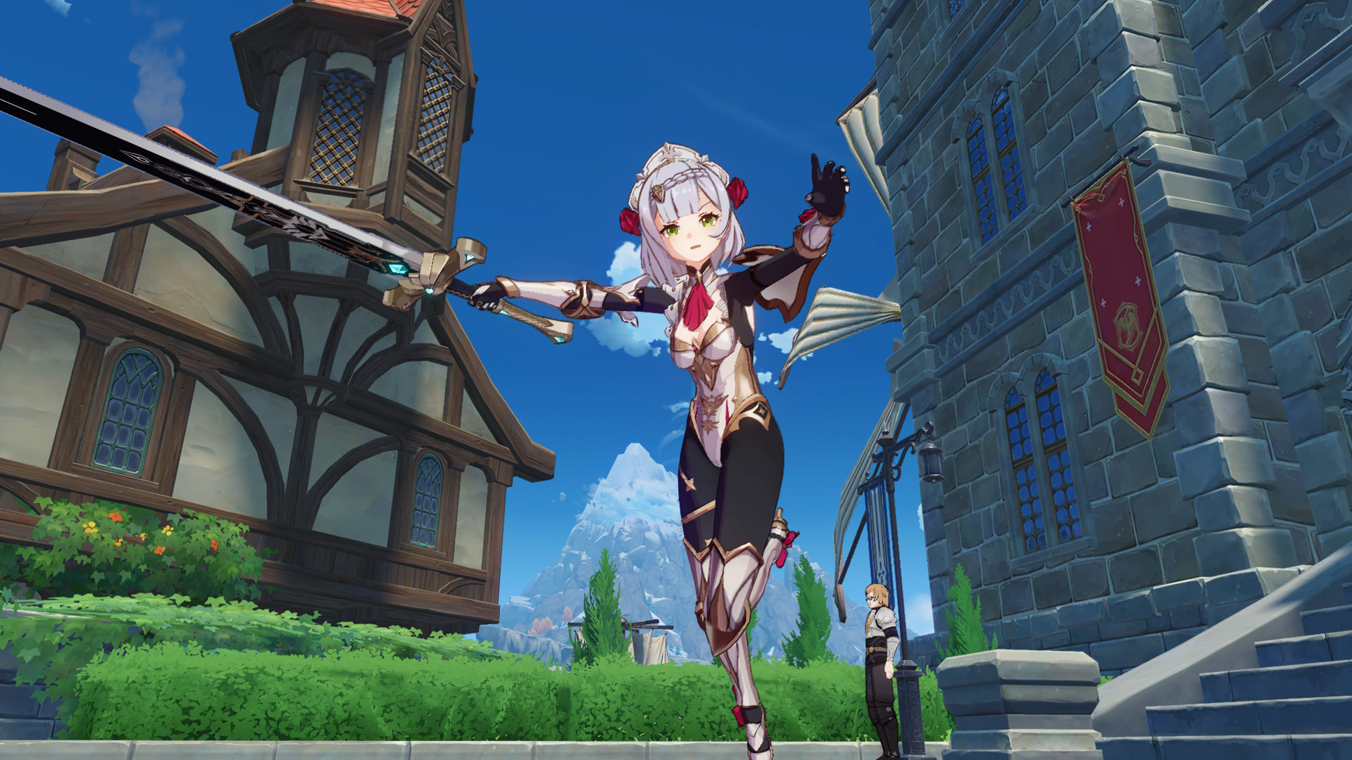Noelle Armor leotard Mod for Genshin Impact | GI Mods