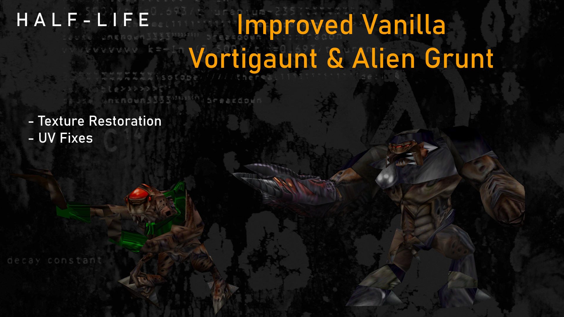 Improved Vanilla Vortigaunt & Alien Grunt Mod for Half-Life | HL Mods