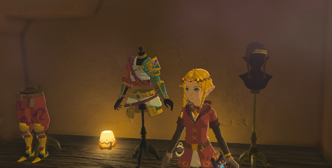 Linkle Armor Mannequin Fix Mod for The Legend of Zelda: Breath of the ...