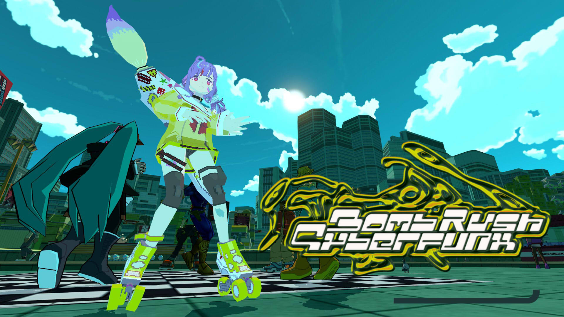 Mono Monet(V4Mirai) Mod for Bomb Rush Cyberfunk | BRC Mods