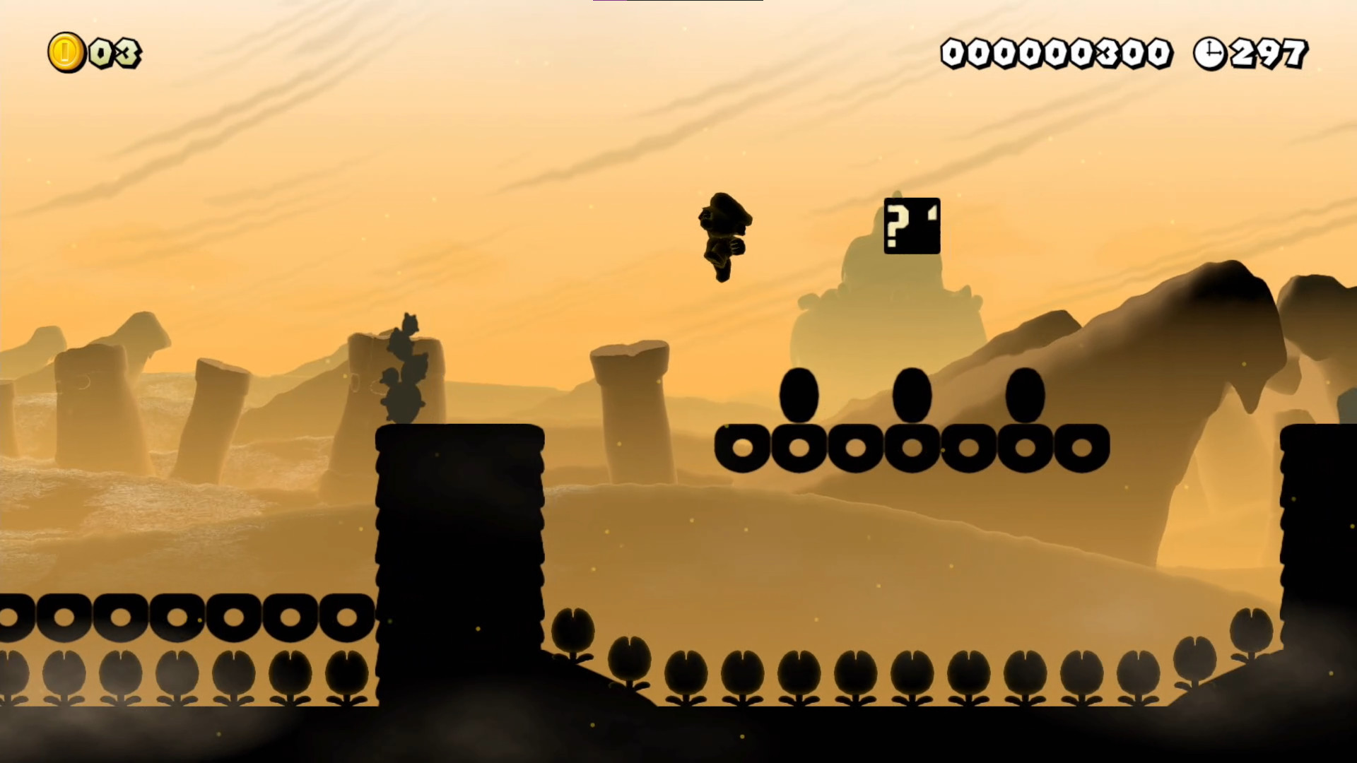 NSMBU Desert Silhouette Mod for Super Mario Maker 2 | SMM2 Mods