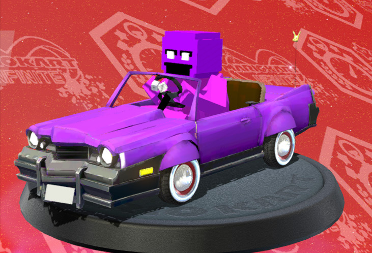 Purple Guy Car Mod for Mario Kart 8 Deluxe | MK8D Mods