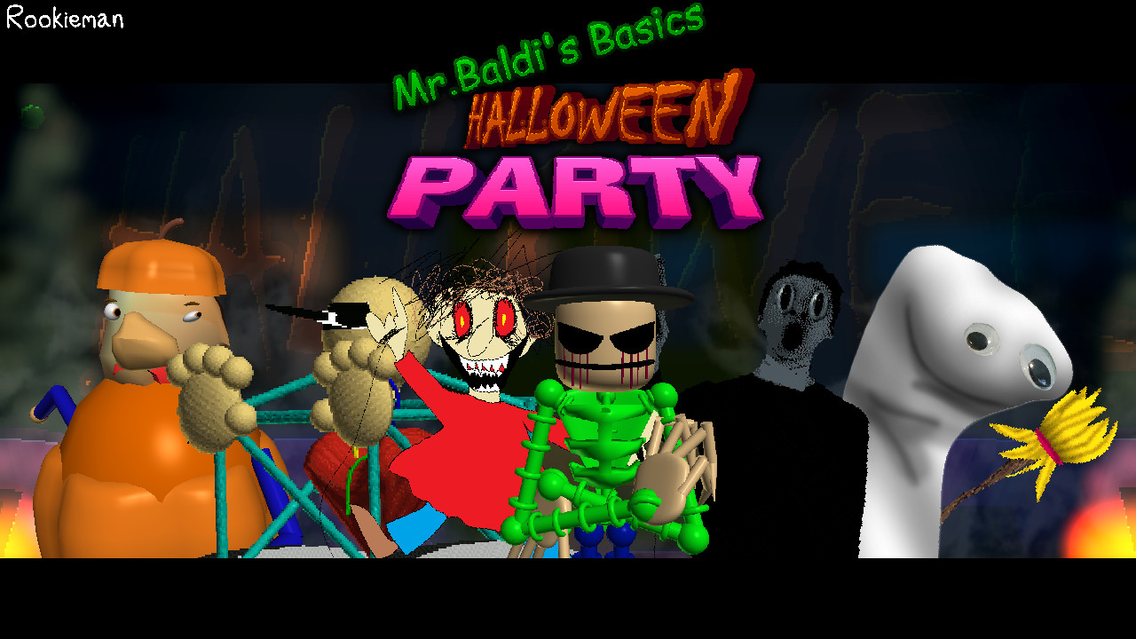 Mr. Baldi's Basics Halloween Party v1 Mod for Baldi's Basics | Baldi Mods