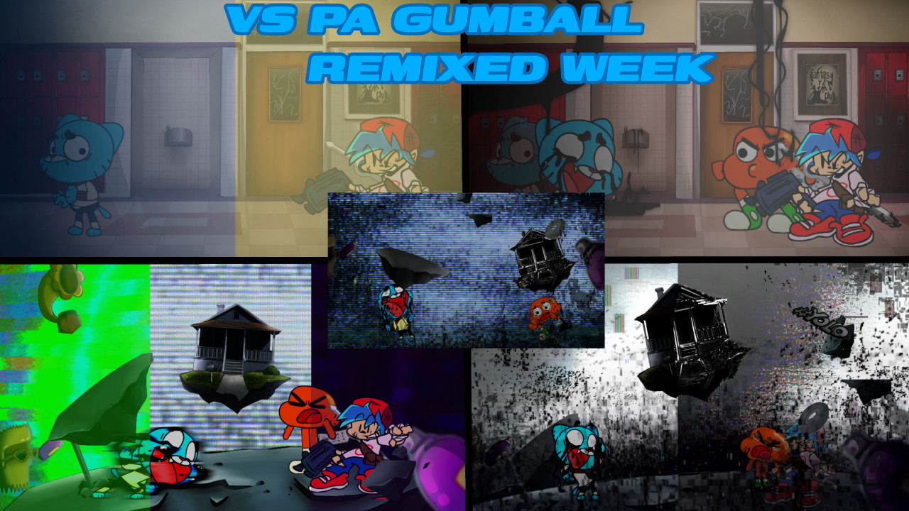 Vs PA Gumball Remix [Fanmade mod] Mod for Friday Night Funkin' | FNF Mods