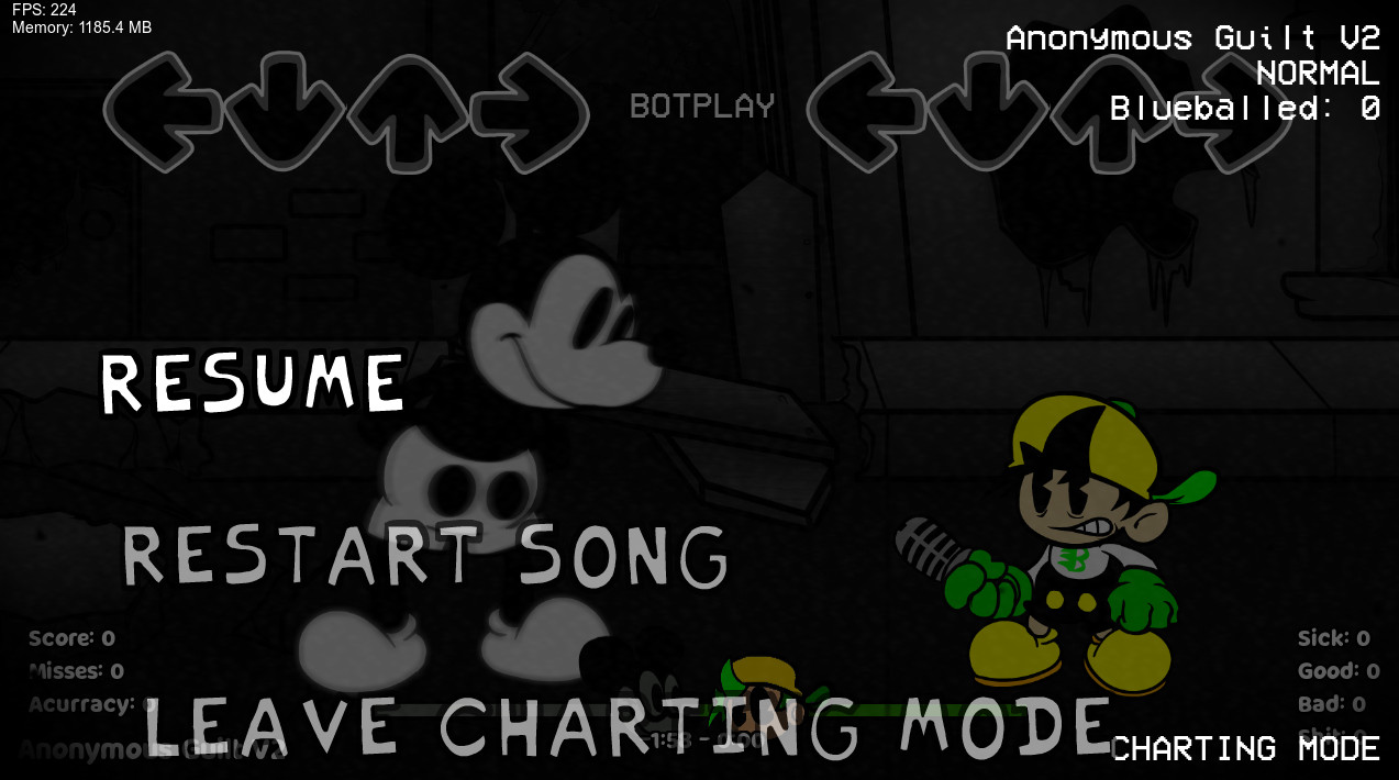 Anonymous Guilt V2 Charted Mod for Friday Night Funkin' | FNF Mods