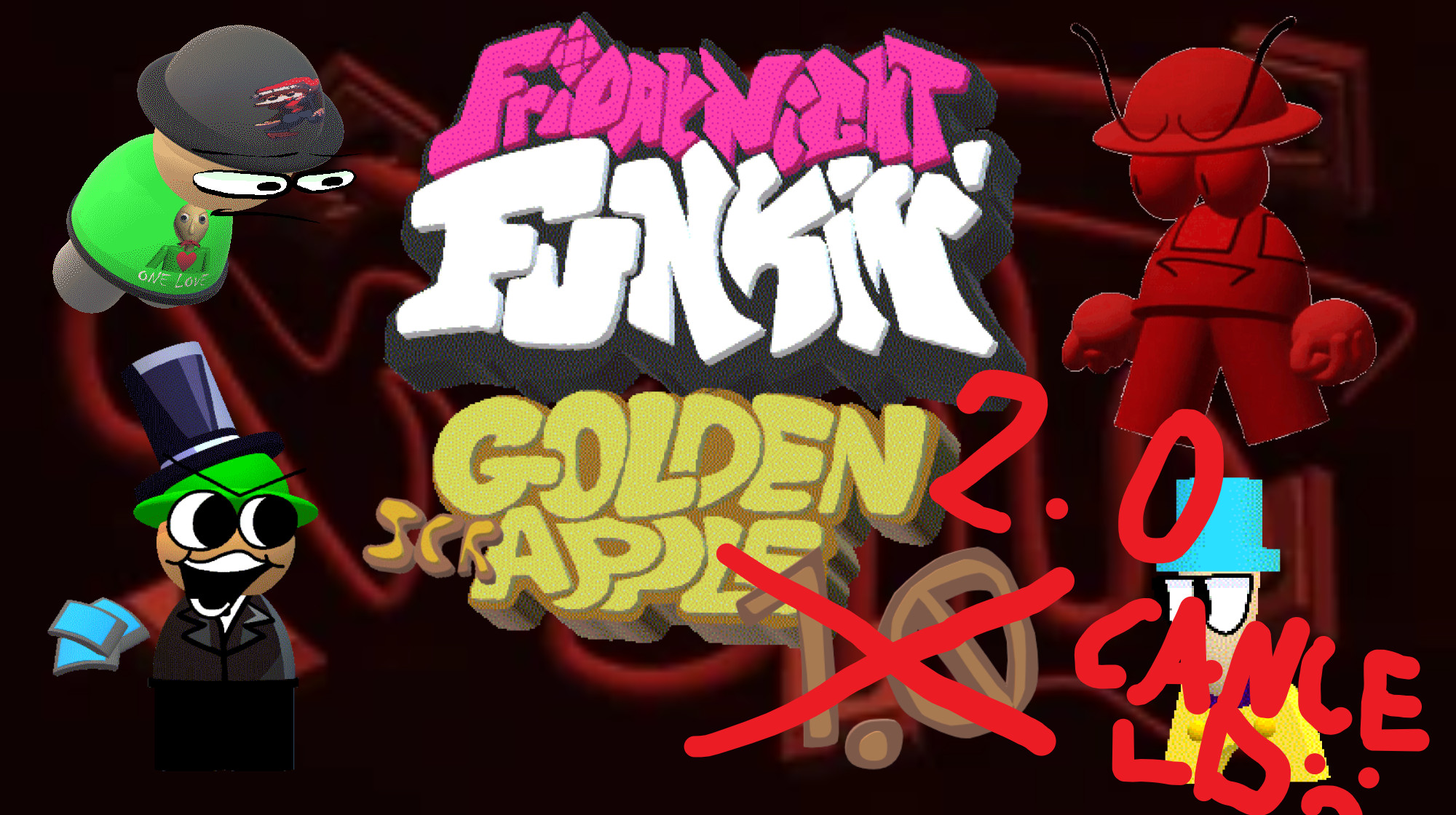 vs Dave and Bambi: Golden ScrApple(cancelled V2) Mod for Friday Night ...