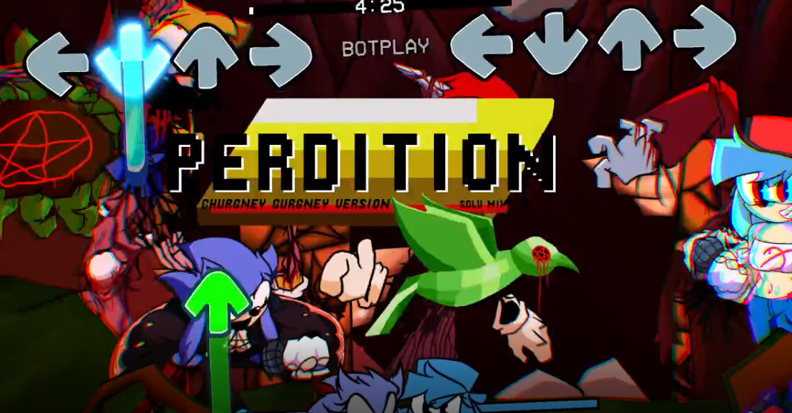 Sonic.exe Genderbent Satanos mod Mod for Friday Night Funkin' | FNF Mods