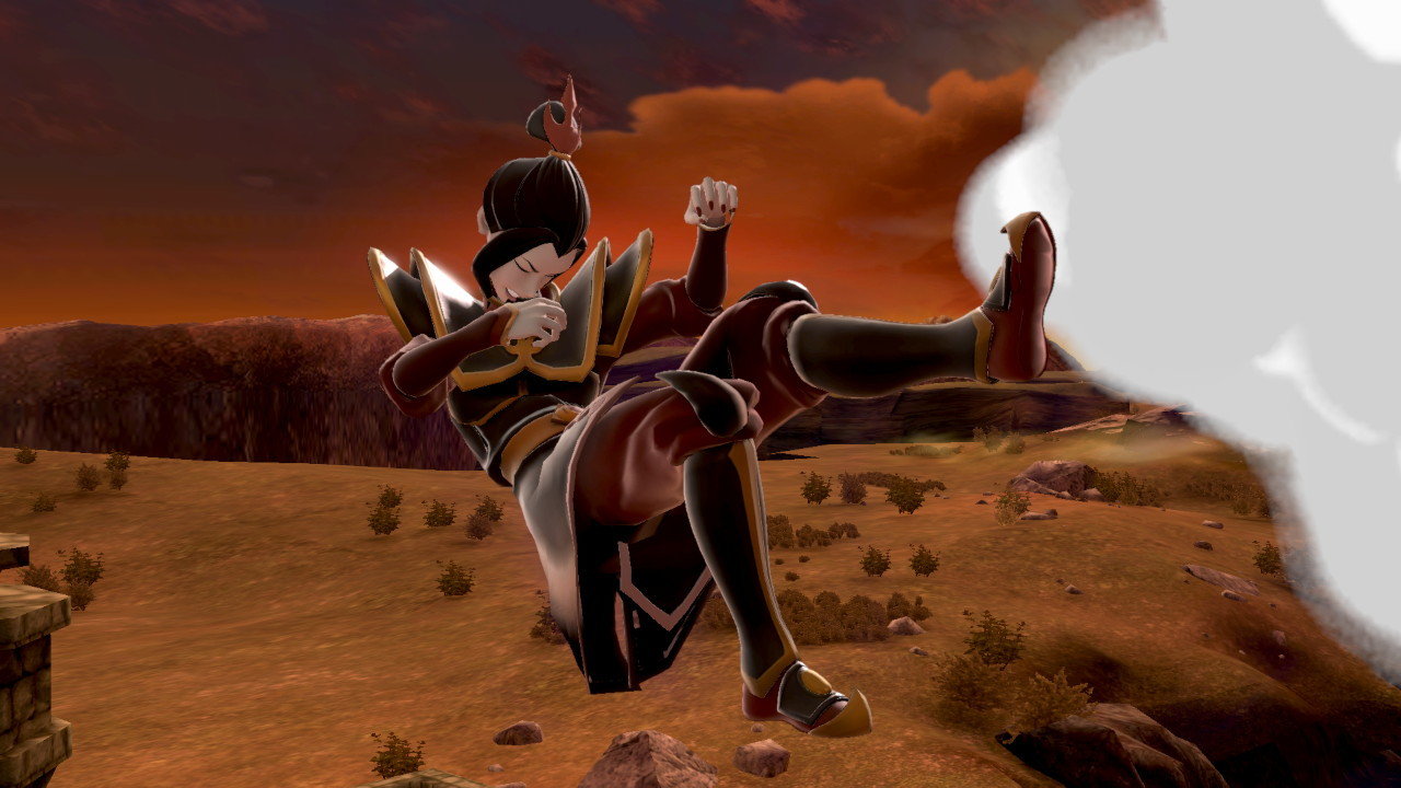 Azula (Avatar) (over Ken) Mod for Super Smash Bros. Ultimate | SSBU Mods