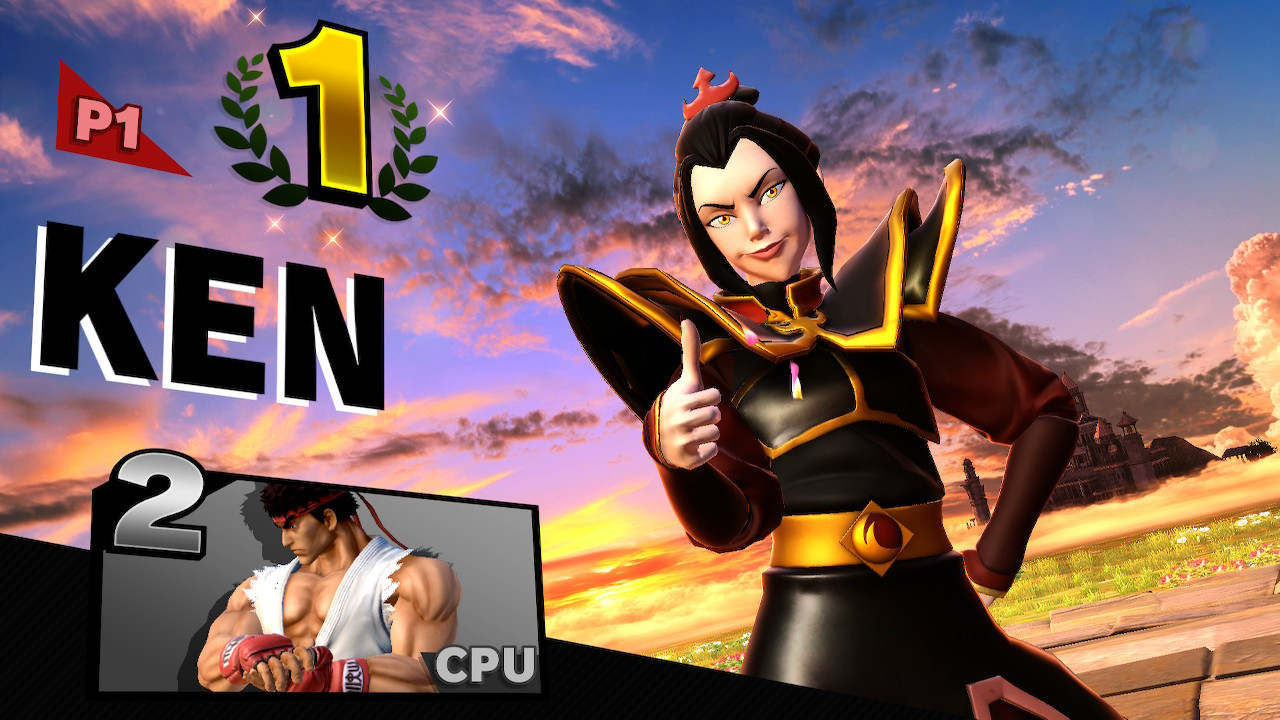 Azula (Avatar) (over Ken) Mod for Super Smash Bros. Ultimate | SSBU Mods