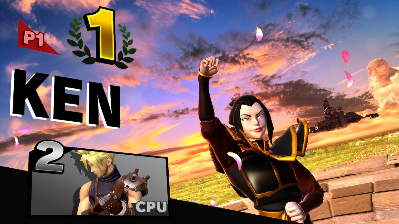 Azula (Avatar) (over Ken) Mod for Super Smash Bros. Ultimate | SSBU Mods