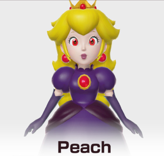 Shadow Queen Peach Skin Mod for Super Mario Party Jamboree | SMPJ Mods