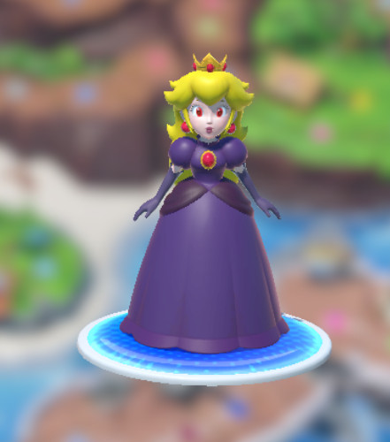 Shadow Queen Peach Skin Mod for Super Mario Party Jamboree | SMPJ Mods