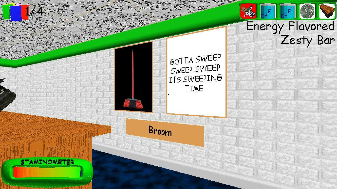 Baldi's Basics Plus Old Broom Mod for Baldi's Basics | Baldi Mods