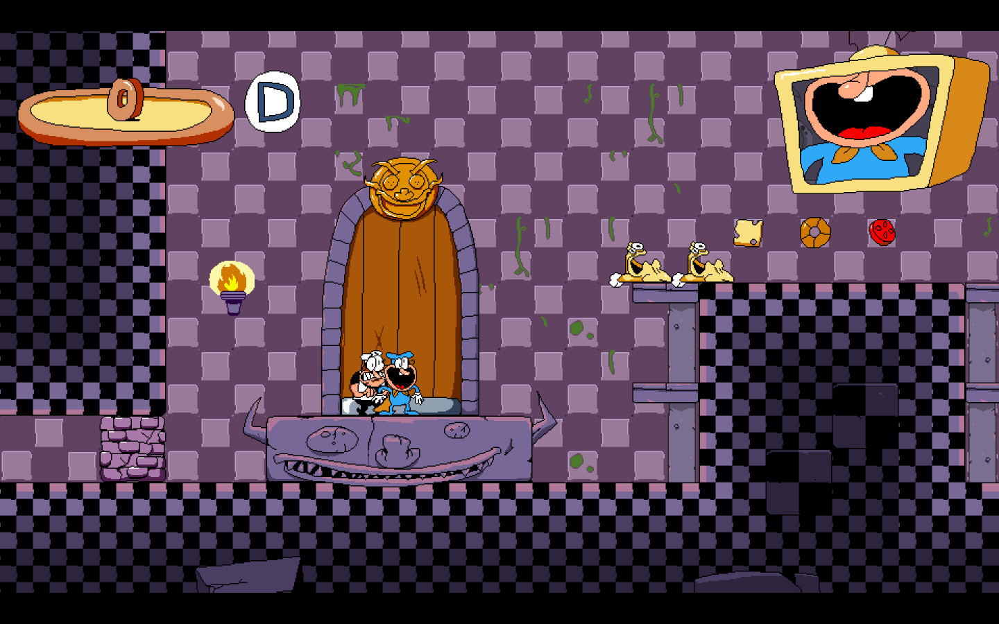 Simple tv bg scrollz Mod for Pizza Tower | PT Mods