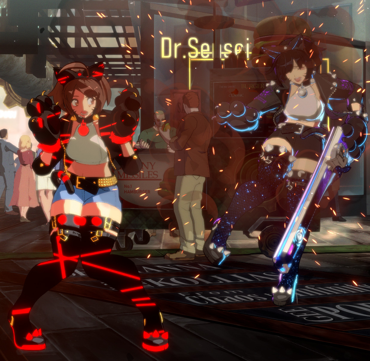 Mako Mankanphelt for Neko Elp Mod for GUILTY GEAR -STRIVE- | GGST Mods