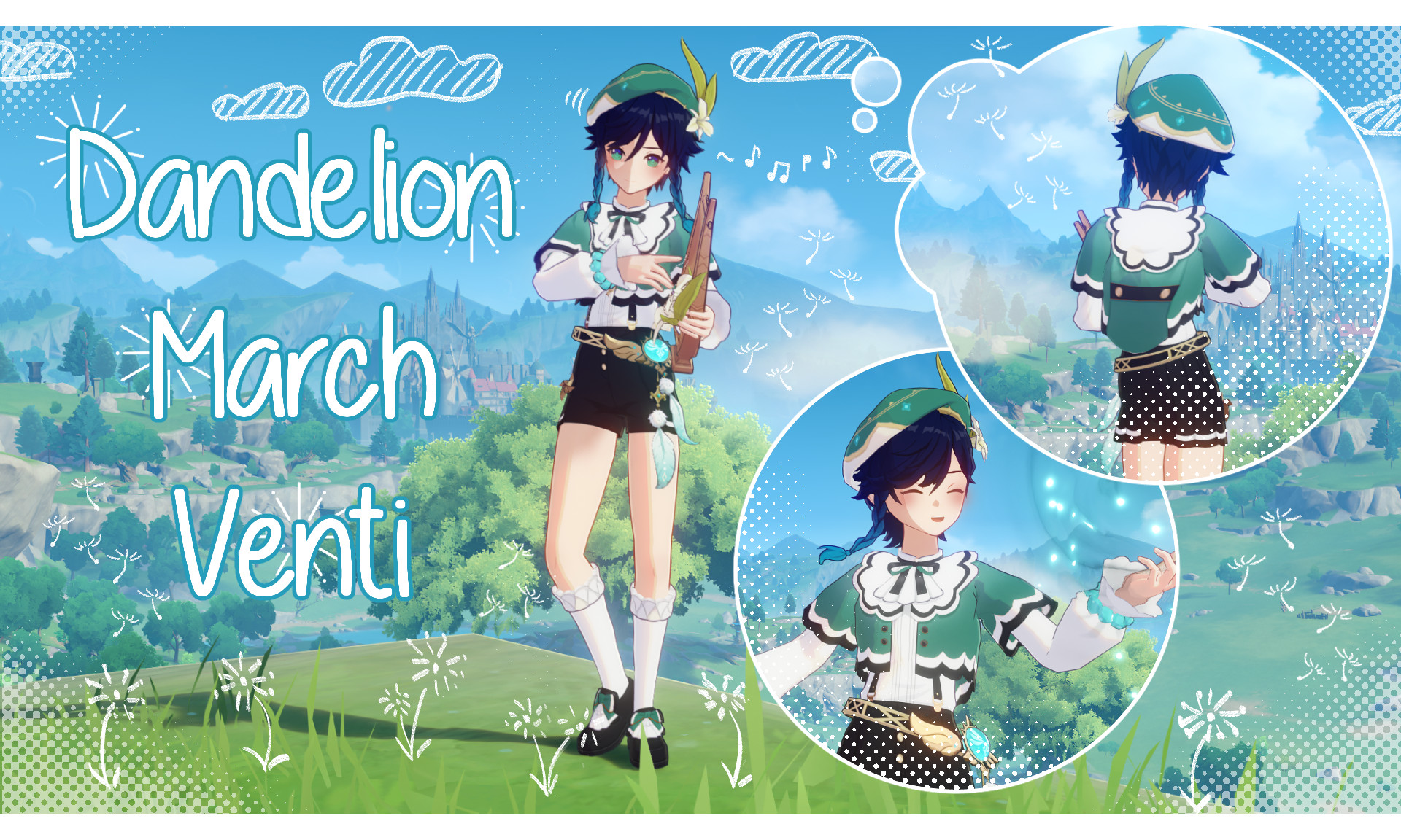dandelion march venti Mod for Genshin Impact | GI Mods