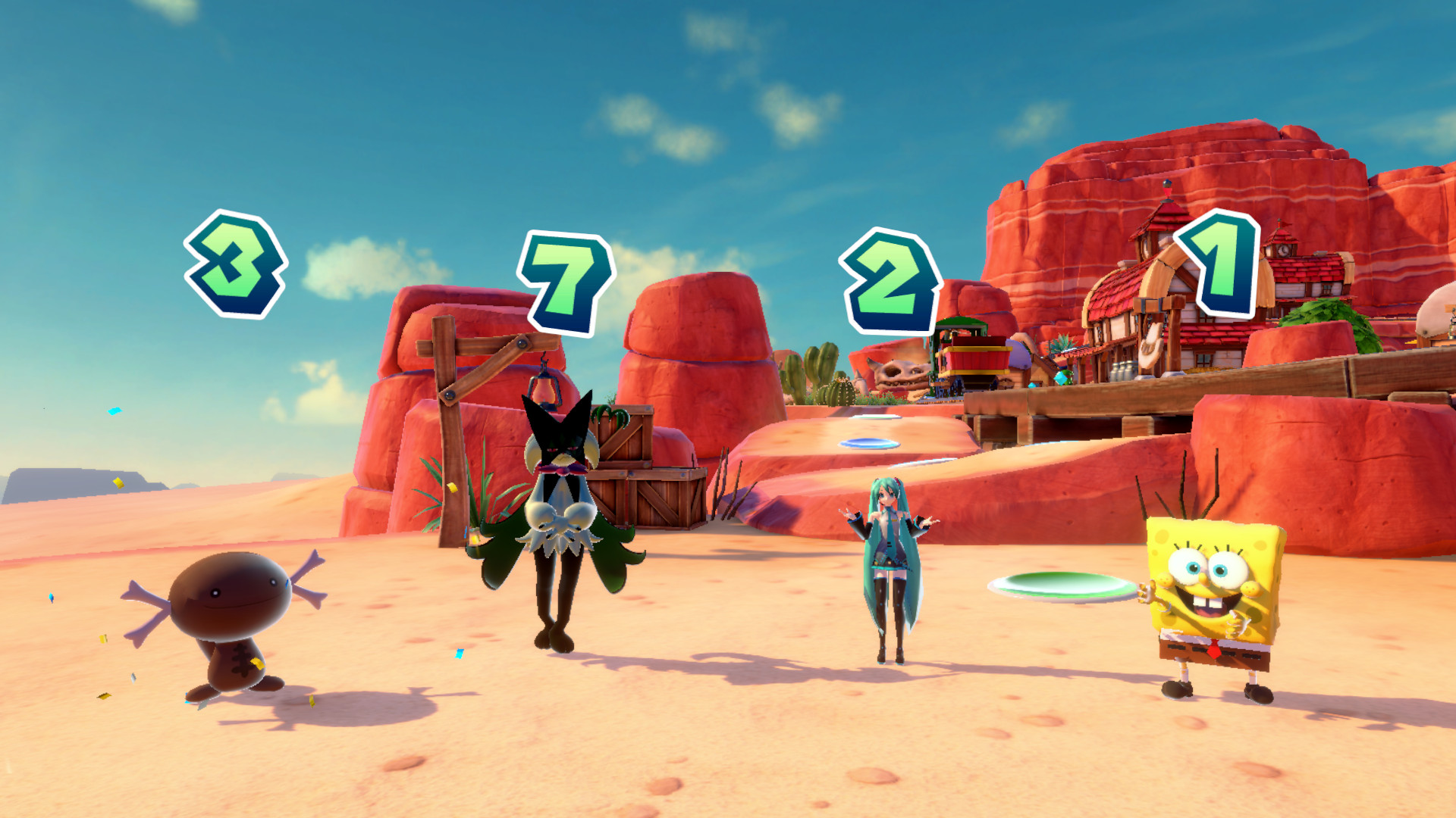 Paldean Wooper Mod for Super Mario Party Jamboree | SMPJ Mods