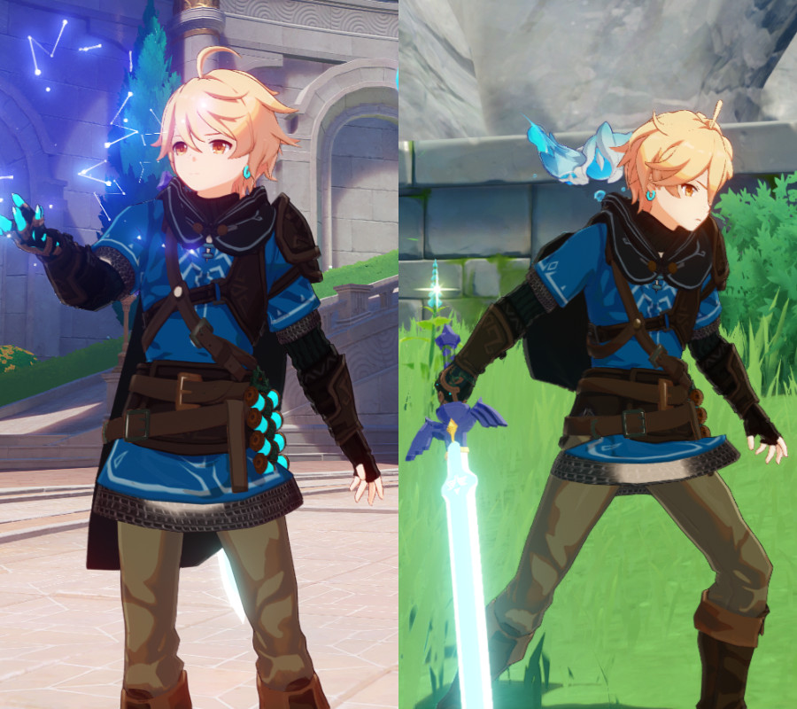 Aether Champion's Leathers Set Mod Mod for Genshin Impact | GI Mods