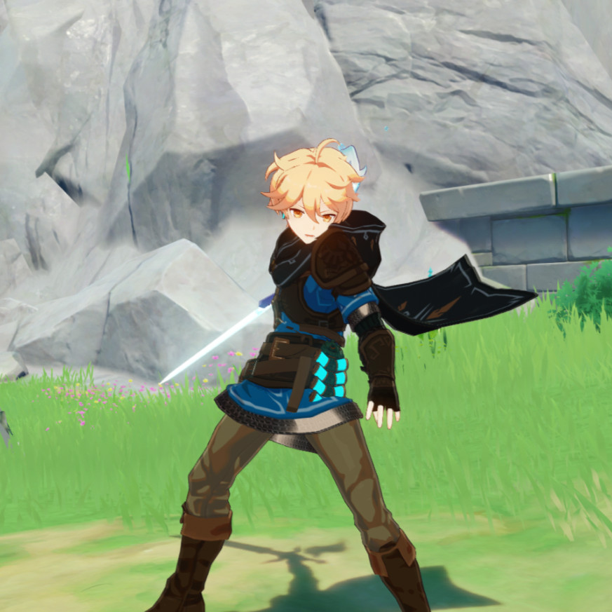 Aether Champion's Leathers Set Mod Mod for Genshin Impact | GI Mods