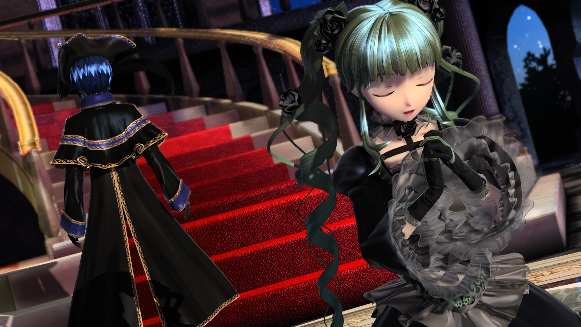 Rosa Bianca/Notte mask removal (for convenience) Mod for Hatsune Miku ...