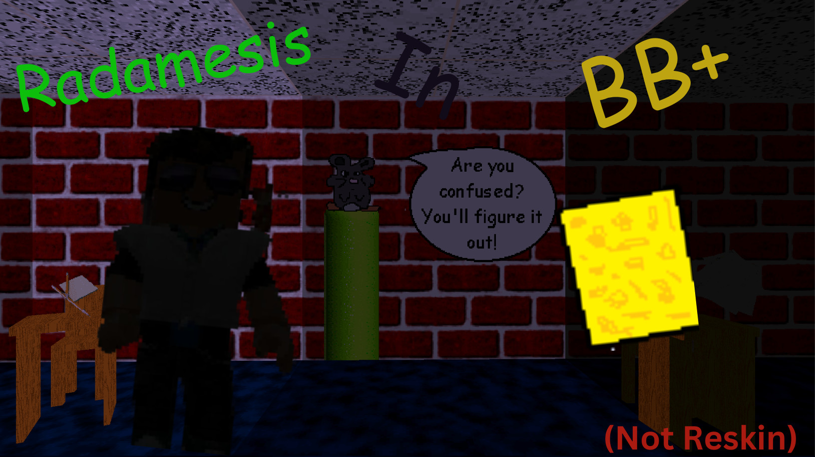 Radamesis over Baldi (Not reskin) 0.7.X Mod for Baldi's Basics | Baldi Mods
